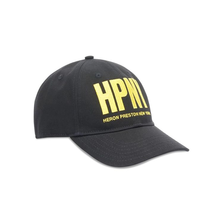 Buy Heron Preston Logo Embroidered Baseball Cap 'Black ...