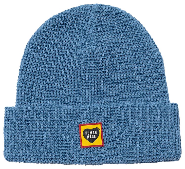 Buy Human Made Waffle Beanie 'Blue' - HM25GD008 BLUE | GOAT