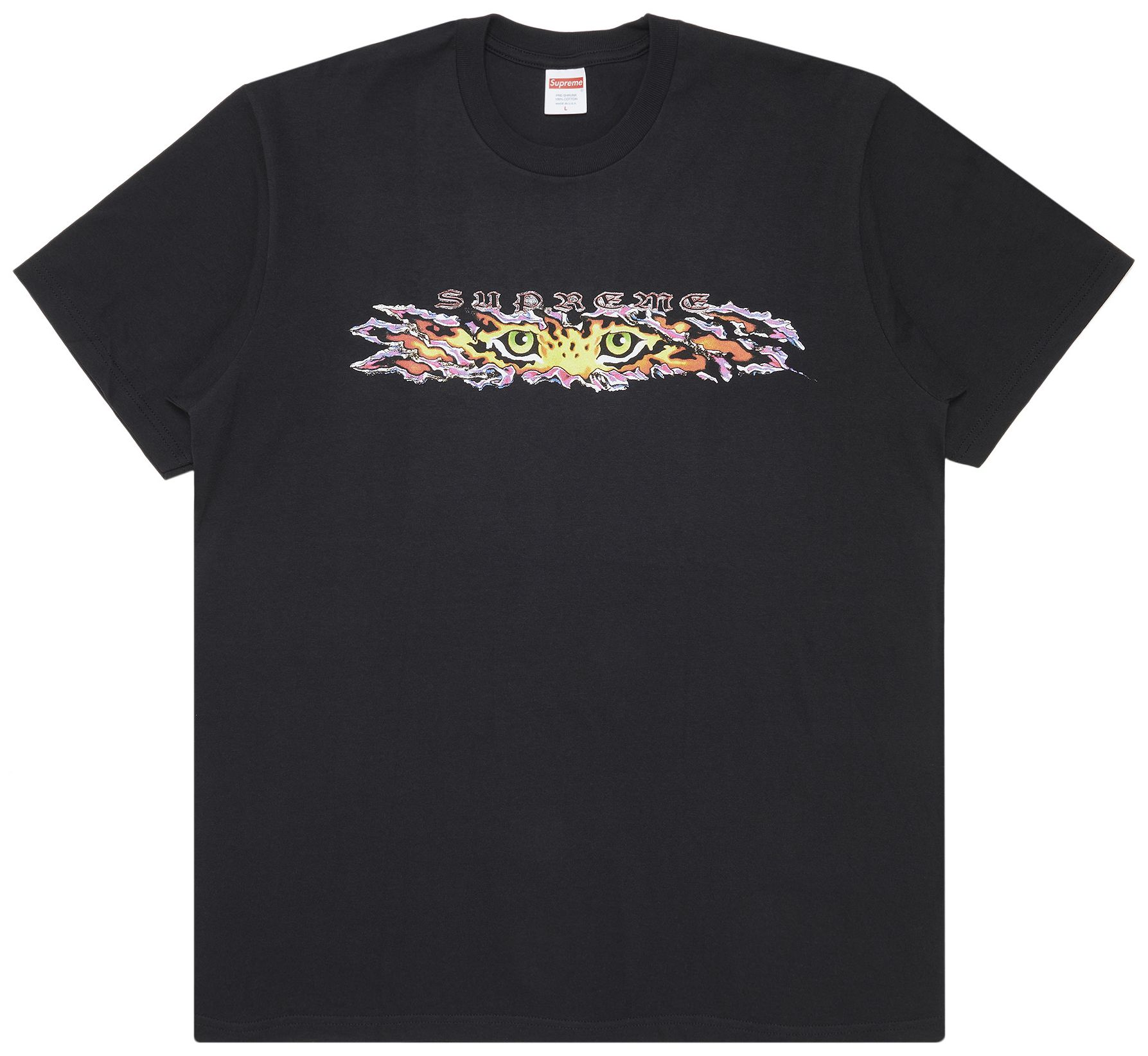 Buy Supreme Eyes Tee 'Black' - SS22T10 BLACK | GOAT