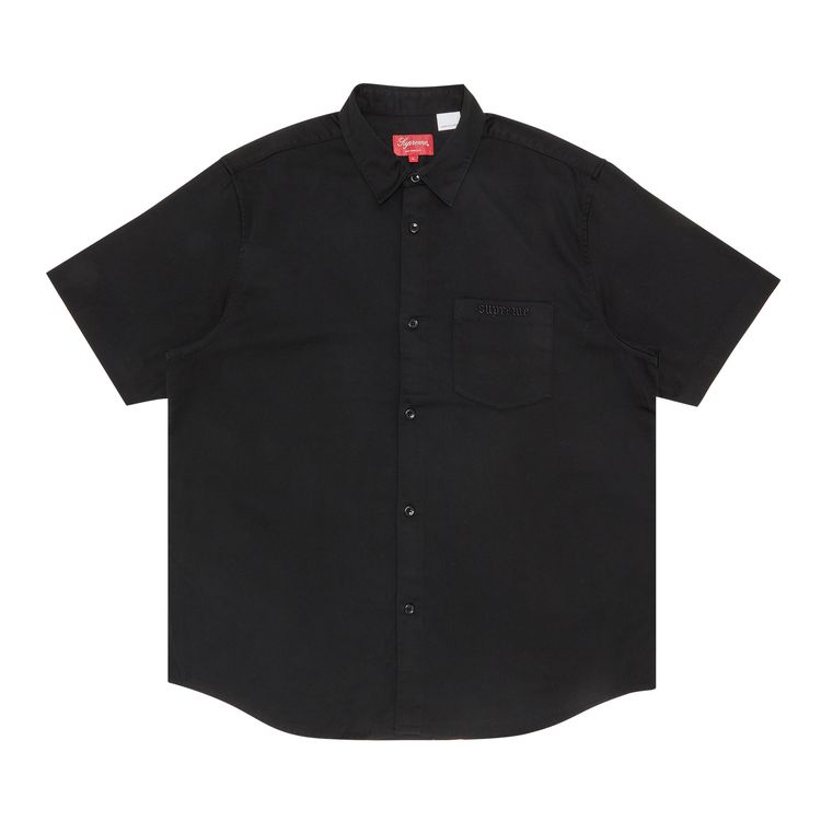 Buy Supreme Croc Patch Short-Sleeve Work Shirt 'Black' - SS23S23 BLACK ...