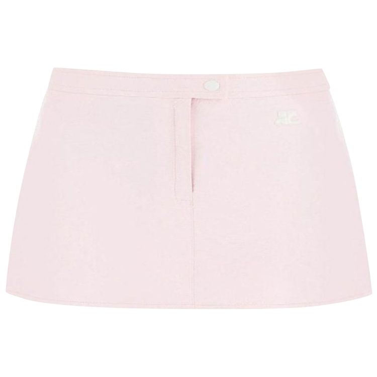 Buy Courrèges Vinyl Mini Skirt 'Pale Pink' - PERCJU001VY0014 5009 | GOAT