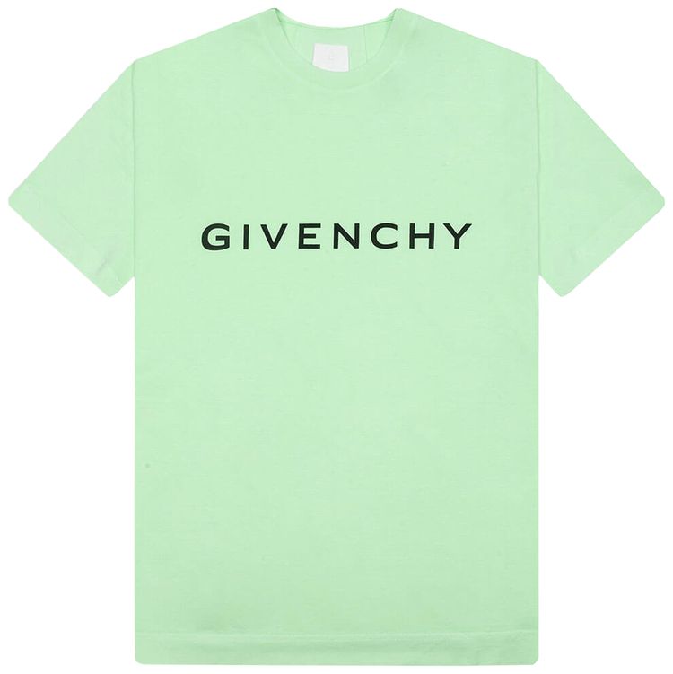 Buy Givenchy Logo Tee 'Mint Green' - BM716G3YAC 326 | GOAT