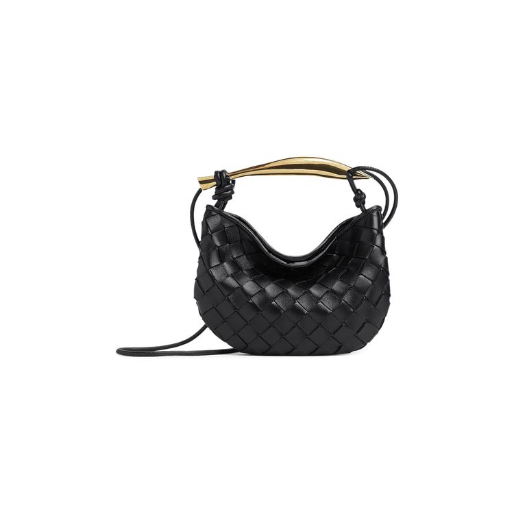 Buy Bottega Veneta Mini Sardine Bag 'Black/Brass' - 744267 VCPP1 1019 ...
