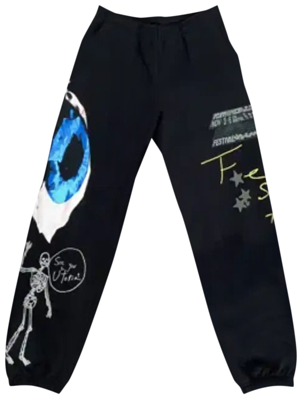 Buy Cactus Jack by Travis Scott Official Astrofest Sweatpants 'Black ...