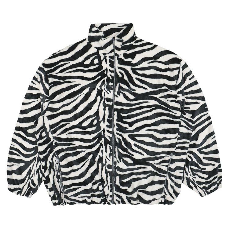 Buy Vetements Fleece Zip-Up Jacket 'Zebra' - UE63JA200Z ZEBR | GOAT