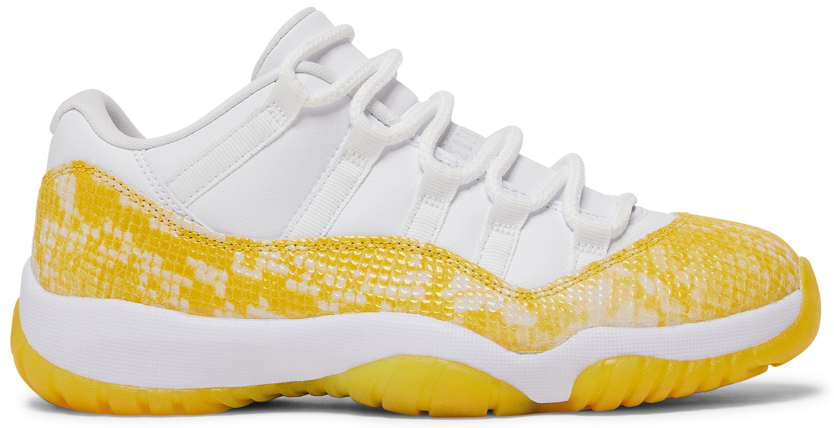 Buy Wmns Air Jordan 11 Low 'Yellow Snakeskin' - AH7860 107 | GOAT