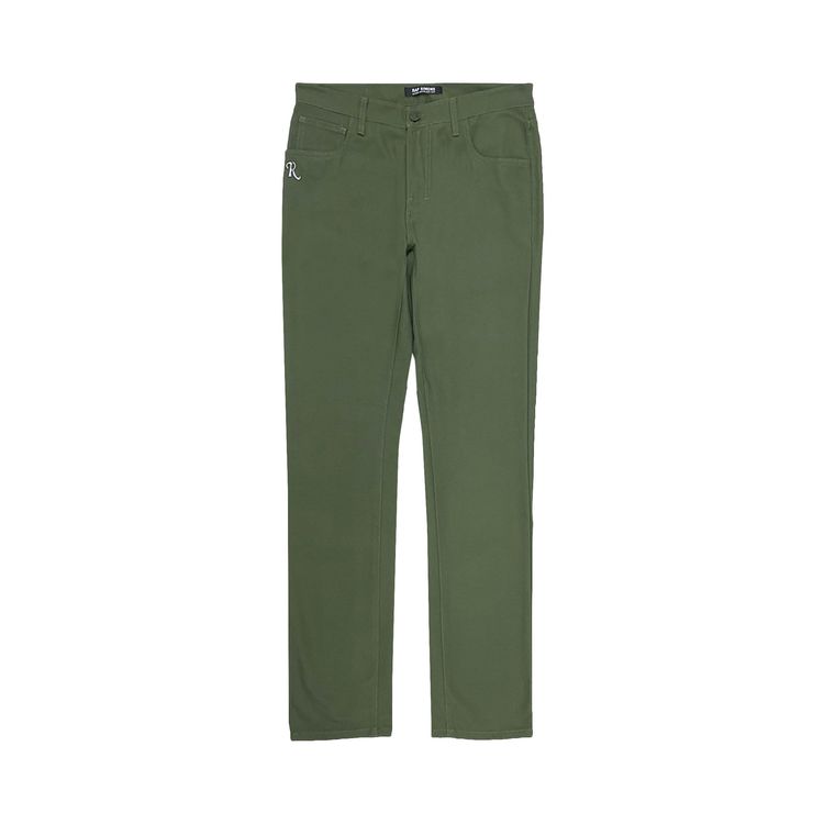 Buy Raf Simons Slim Fit Denim Pants 'Green' - 222 M310 10080 0023 | GOAT
