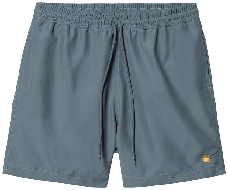 Buy Carhartt Wip Chase Swim Trunks Blue I026235 Blue Goat