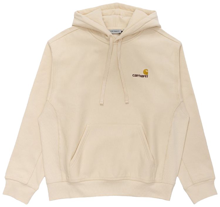 Buy Carhartt Wip Hooded American Script Sweatshirt Beige I028279
