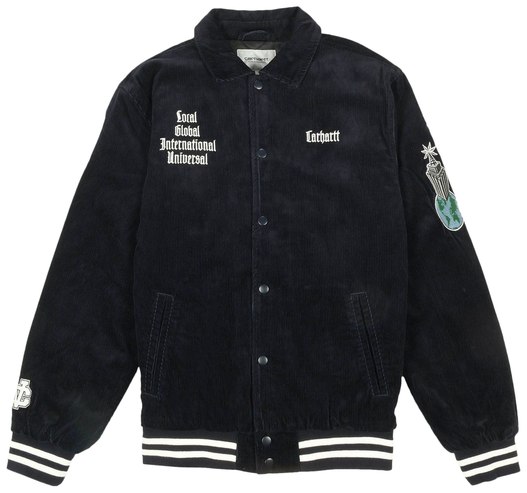 Buy Carhartt WIP Letterman Jacket 'Blue' - I030819 BLUE | GOAT