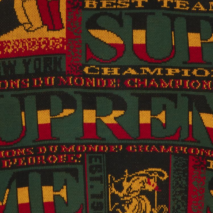 Buy Supreme Scarf Sweater 'Black' - SS23SK20 BLACK | GOAT