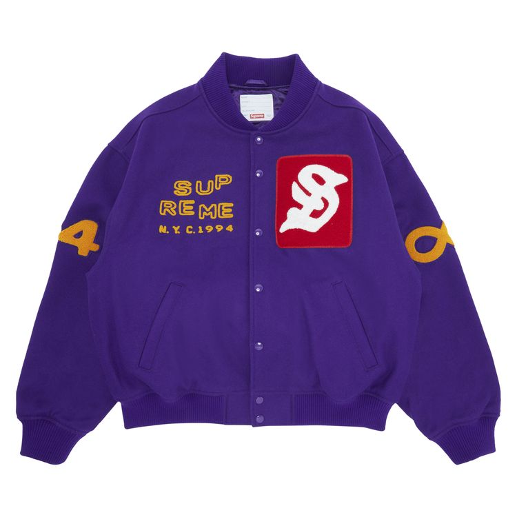 Buy Supreme Tourist Varsity Jacket 'Purple' - SS23J75 PURPLE | GOAT