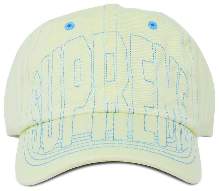 Buy Supreme Visor Stitch 6-Panel 'Light Yellow' - SS23H69 LIGHT YELLOW ...