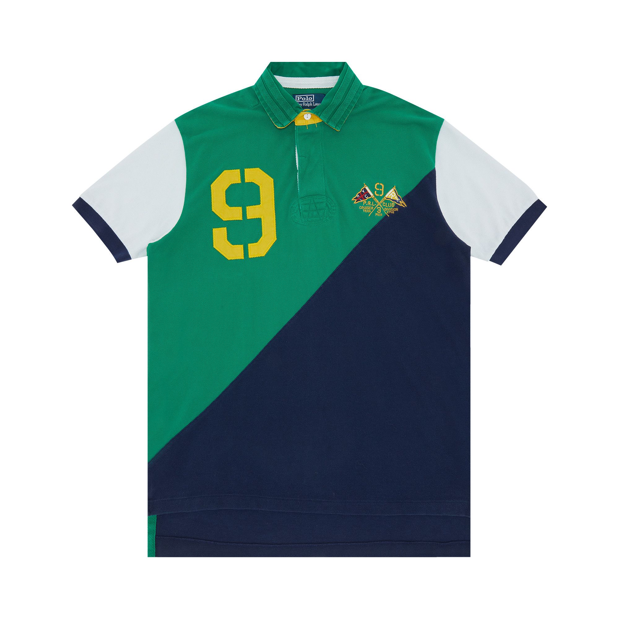 Buy Vintage Polo Ralph Lauren Yacht Club Polo 'Green/Navy Buy Vintage Polo Ralph Lauren Yacht Club Polo 'Green/Navy