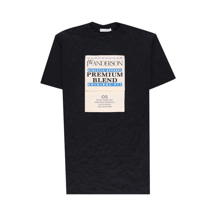 Buy JW Anderson Care Label T-Shirt Dress 'Black' - JD0029 PG1283 999 | GOAT