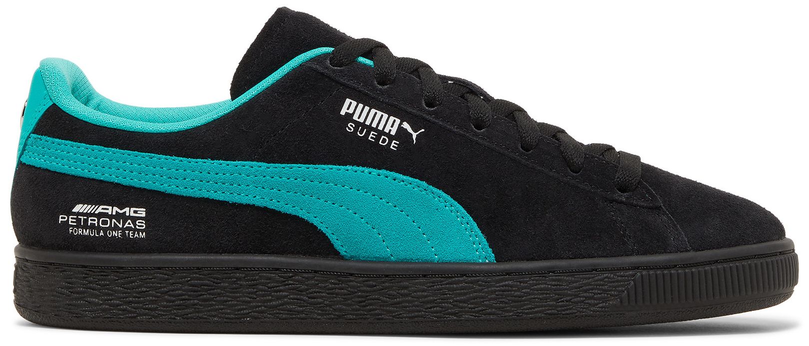 Buy Puma Mercedes-AMG Petronas F1 x Suede 'Black Spectra Green ...