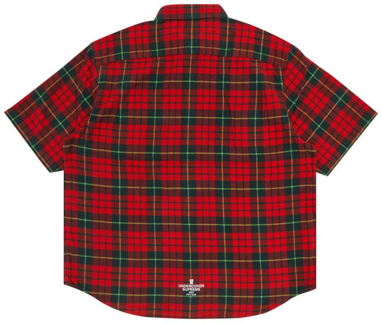 Buy Supreme x UNDERCOVER Short-Sleeve Flannel Shirt 'Red Plaid ...