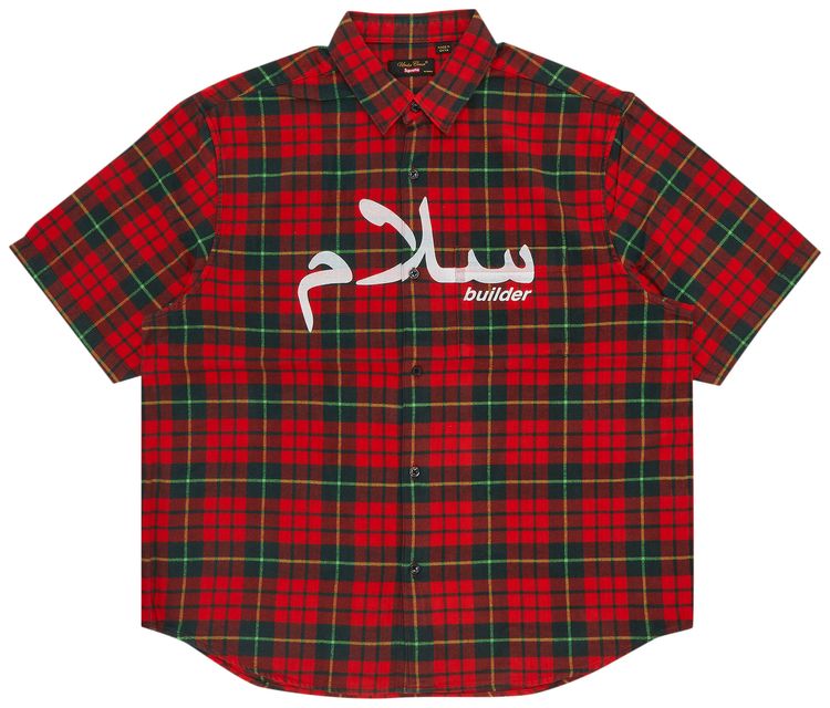 Buy Supreme x UNDERCOVER Short-Sleeve Flannel Shirt 'Red Plaid ...