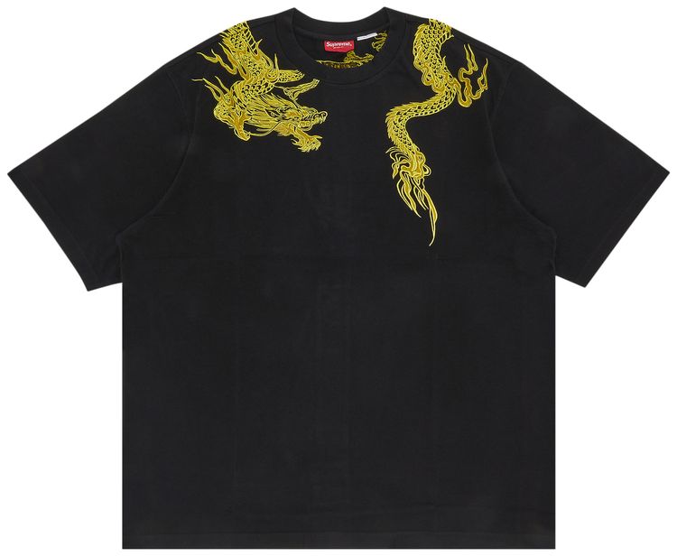 Buy Supreme Dragon Wrap Short-Sleeve Top 'Black' - SS23KN40 BLACK | GOAT