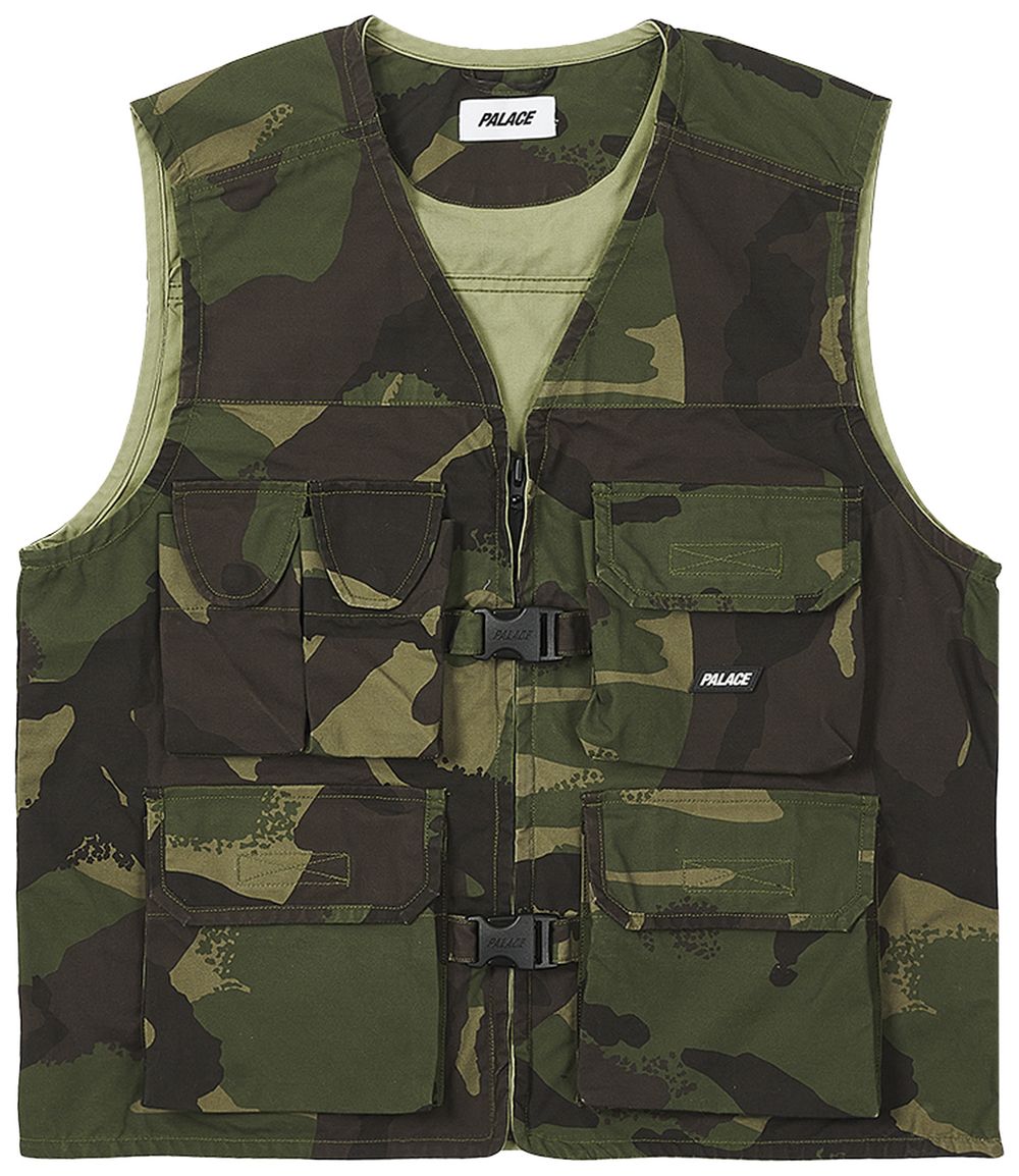 Buy Palace Utility Gilet 'Camo' - P24JK005 | GOAT