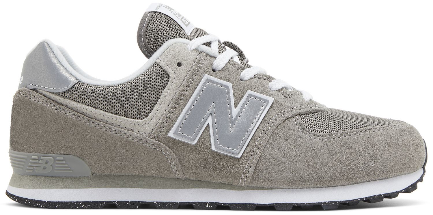 Buy New Balance 574 Big Kid Wide 'Core Pack - Grey White' - GC574EVG W ...