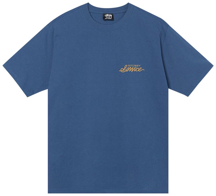 Buy Stussy Service Tee 'Midnight' - 1904969 MIDN | GOAT