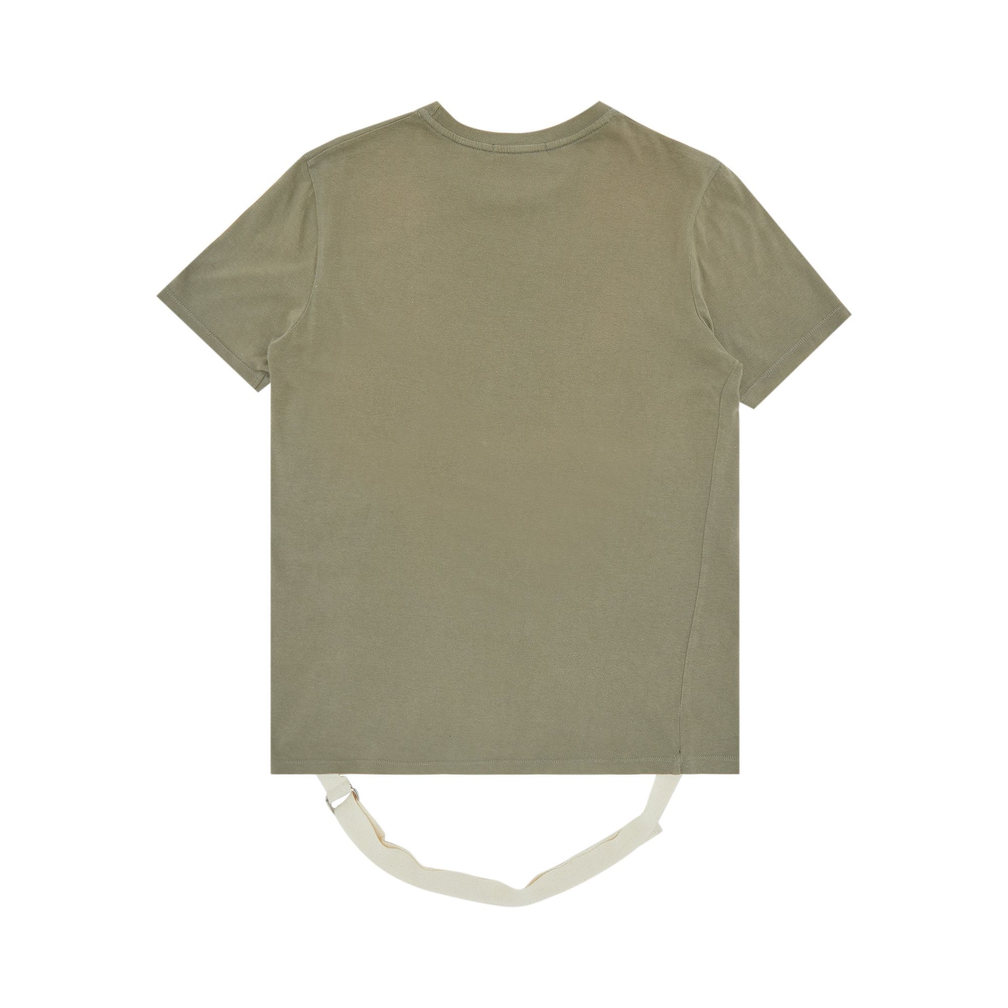 Buy Vintage Helmut Lang Bondage Strap T-Shirt 'Olive/White Buy Vintage Helmut Lang Bondage Strap T-Shirt 'Olive/White