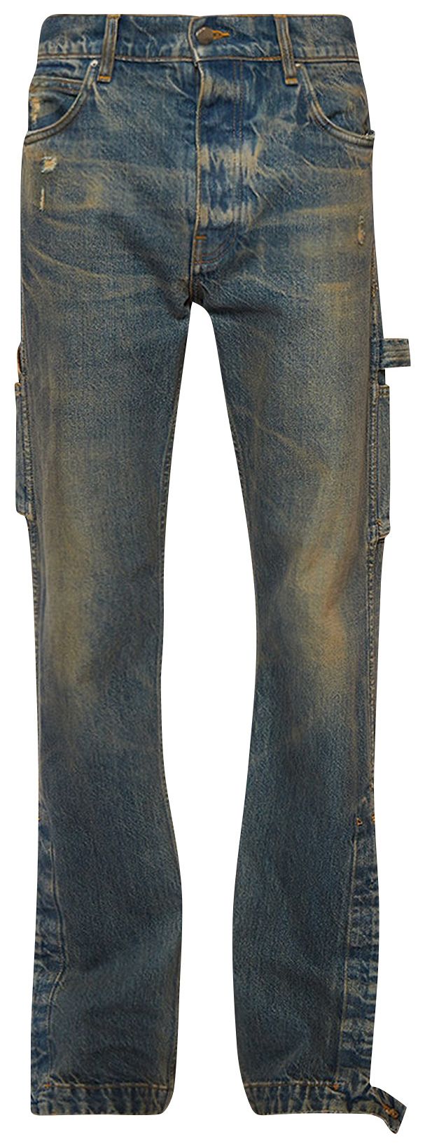 Buy Amiri Stack Workman Jean 'Dark Indigo' - SS23MDF007 950 DARK | GOAT