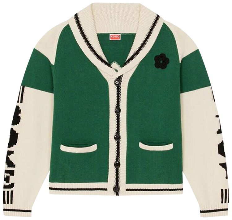 Buy Kenzo Boke Boy Cardigan 'Green' - FD55CA3683BB 57 | GOAT