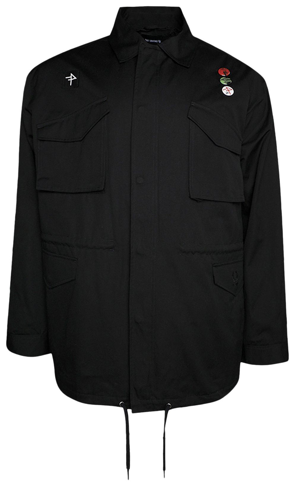 Buy Fred Perry x Raf Simons Military Jacket 'Black' - SJ4222 102 | GOAT