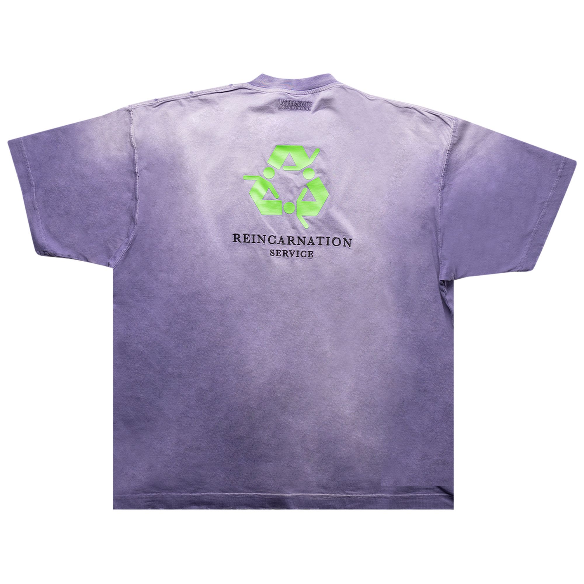 Buy Vetements Not Doing Shit Today T-Shirt 'Lilac Buy Vetements Not Doing Shit Today T-Shirt 'Lilac