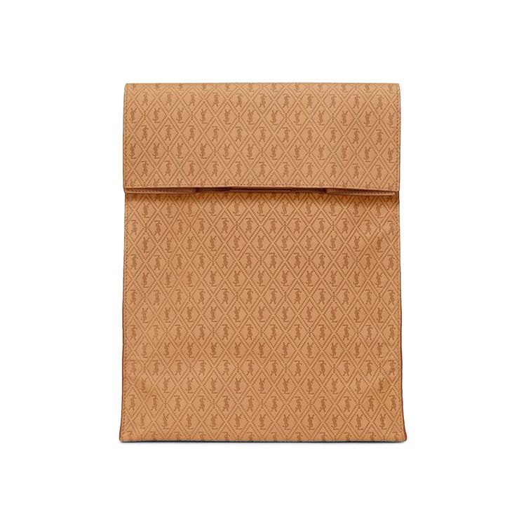 Buy Saint Laurent Monogram Deli Paper Bag 'Vintage Brown' - 735586 ...