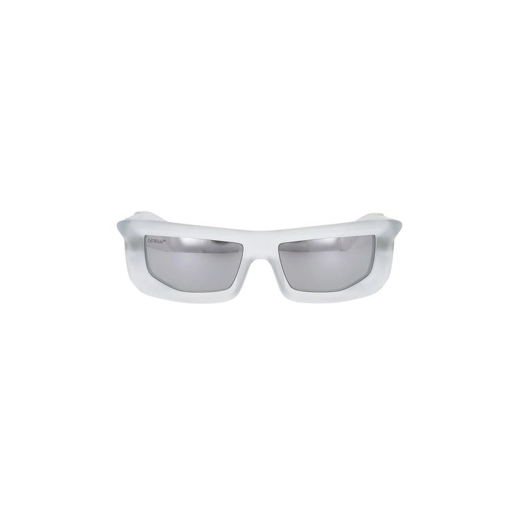 Buy Off-White Volcanite Sunglasses 'Crystal/Mir Silver ...