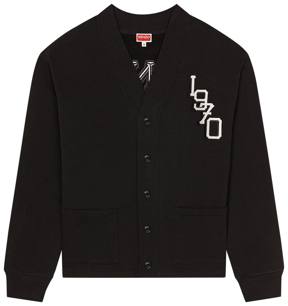 Buy Kenzo Tiger Varsity Classic Cardigan 'Black' - FD65SW2514ME 99J | GOAT