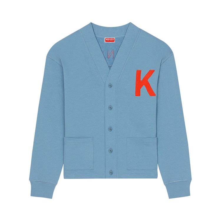 Buy Kenzo Classic Cardigan 'Cyan' - FD65SW0484ME 69 | GOAT