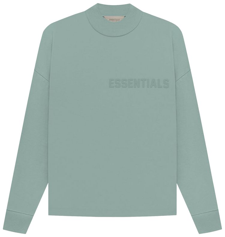Buy Fear of God Essentials Long-Sleeve Tee 'Sycamore' - 125BT222011F | GOAT
