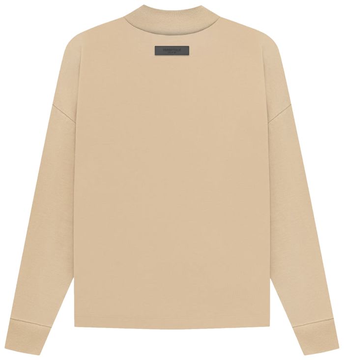 Buy Fear of God Essentials Long-Sleeve Tee 'Sand' - 125BT222014F | GOAT