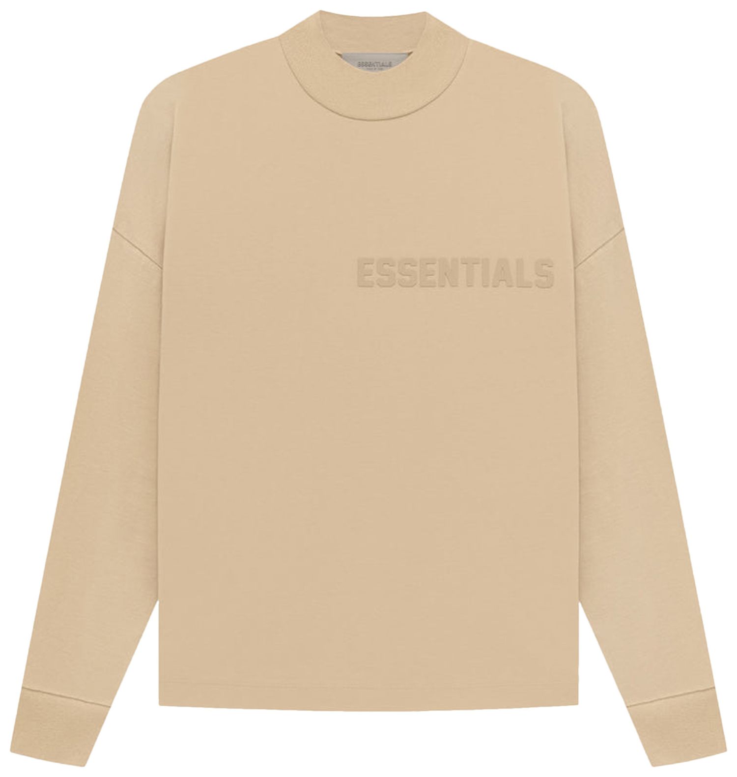 Buy Fear of God Essentials Long-Sleeve Tee 'Sand' - 125BT222014F | GOAT