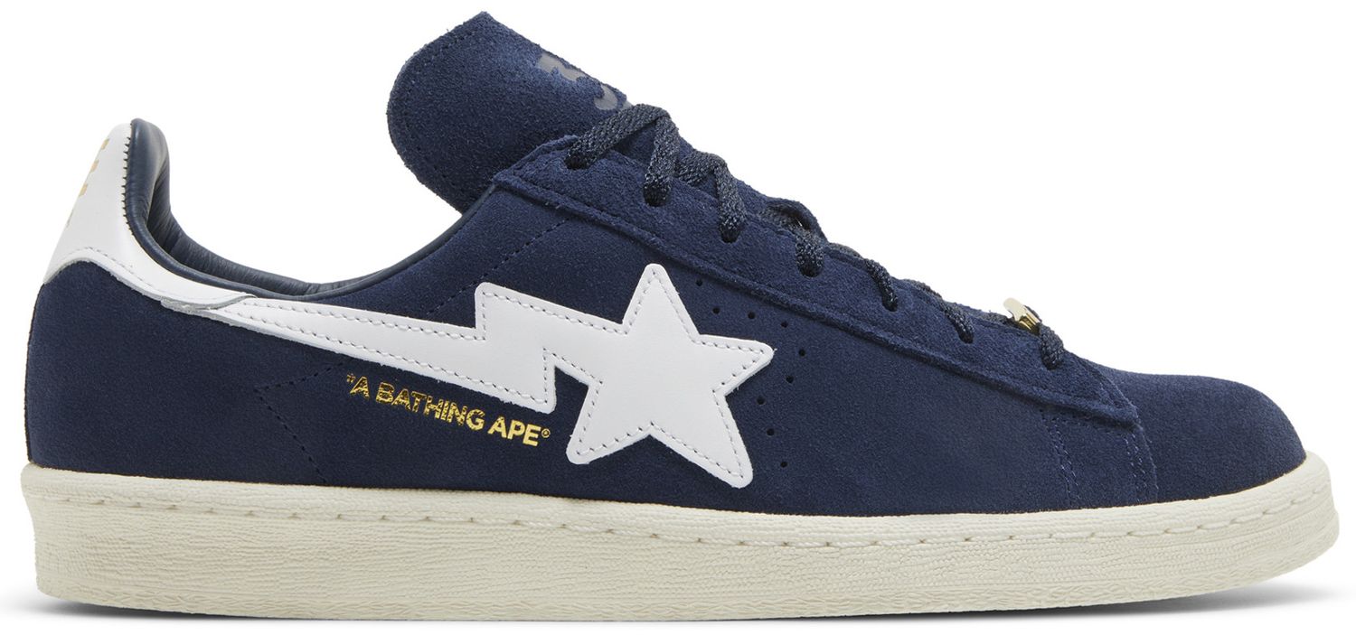 Buy BAPE x adidas Campus 80s '30th Anniversary - Navy' - ID4770 | GOAT