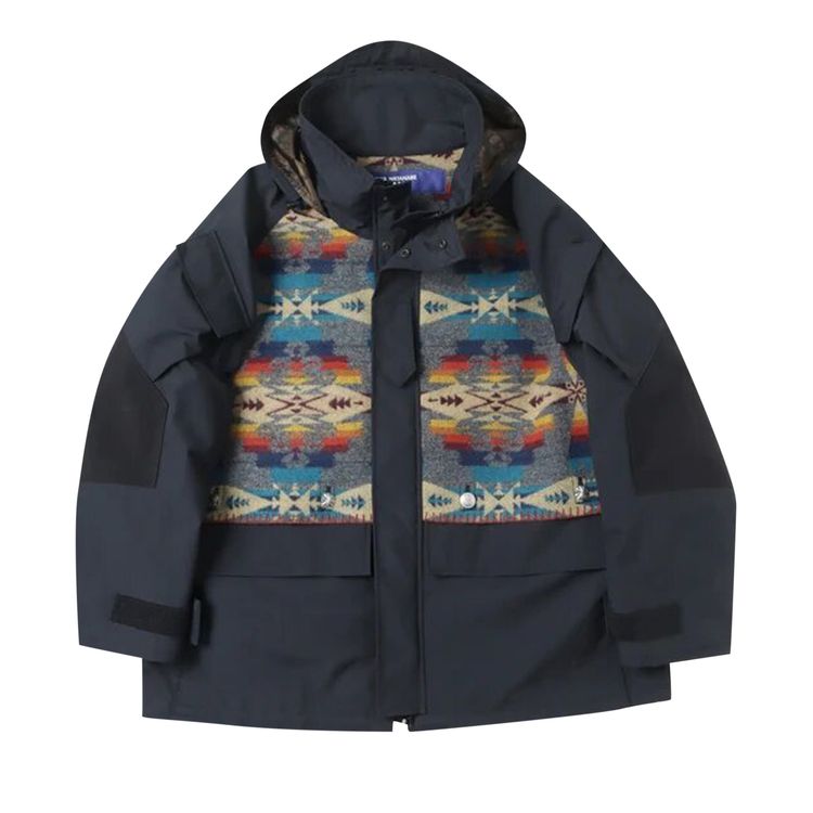 Buy Junya Watanabe MAN x Pendleton Jacket 'Black' - WJ J020 051 | GOAT