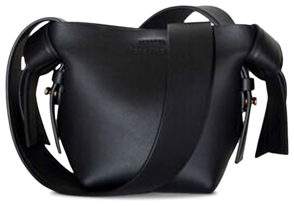 Buy Acne Studios Musubi Micro Tote Bag 'Black' - A10095 GOAT BLAC | GOAT