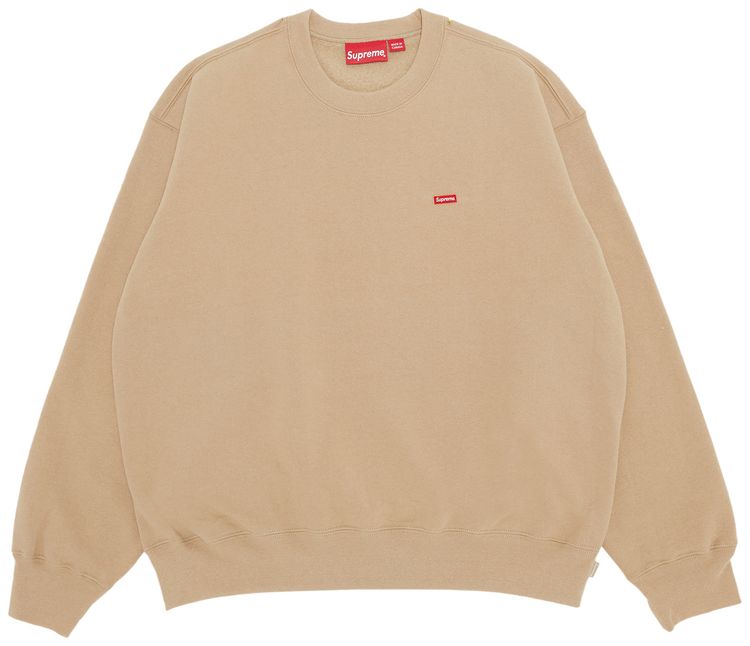 Buy Supreme Small Box Crewneck 'Tan' - SS23SW16 TAN | GOAT