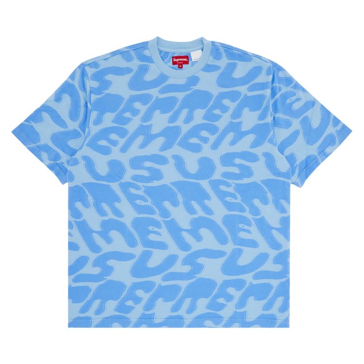 Buy Supreme Stacked Intarsia Short-Sleeve Top 'Light Blue' - SS23KN60 ...