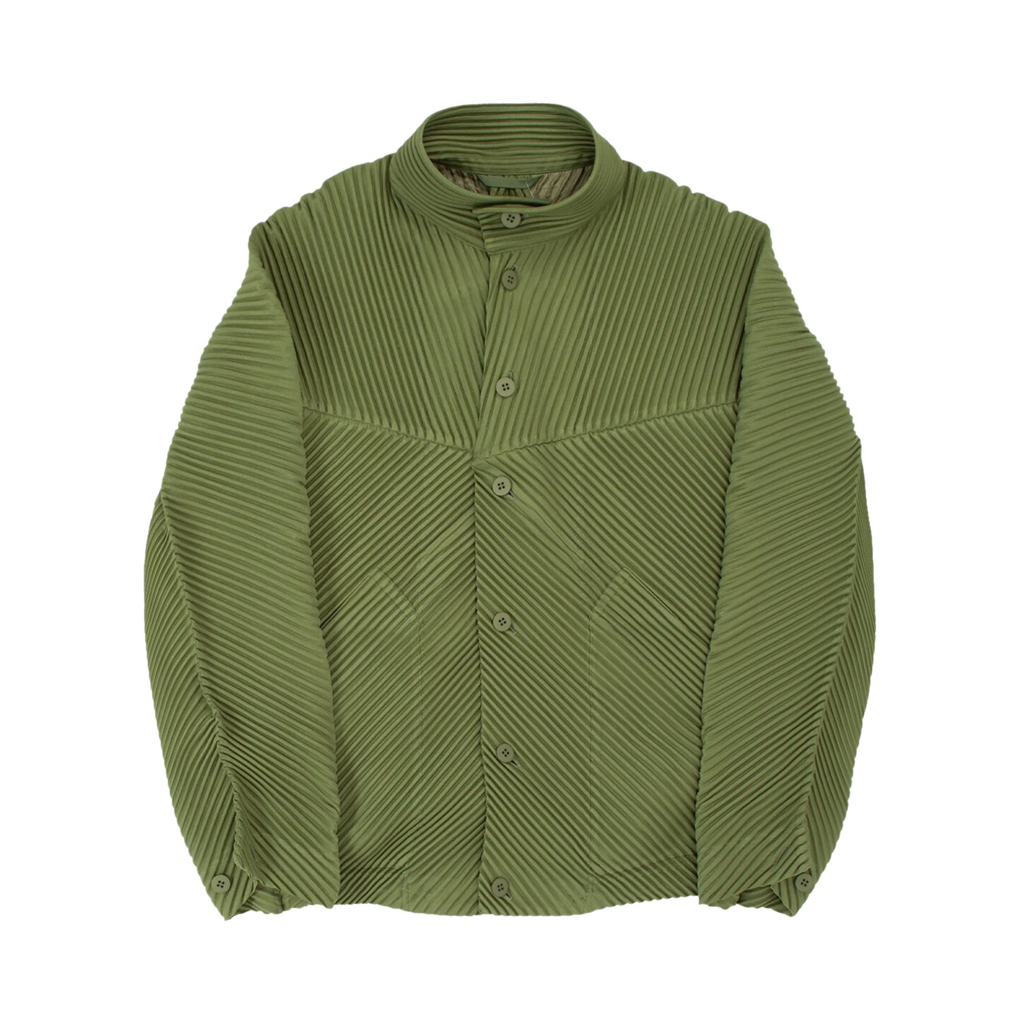 Buy Issey Miyake Design Jacket 'Olive' - HP36JC110 64 | GOAT