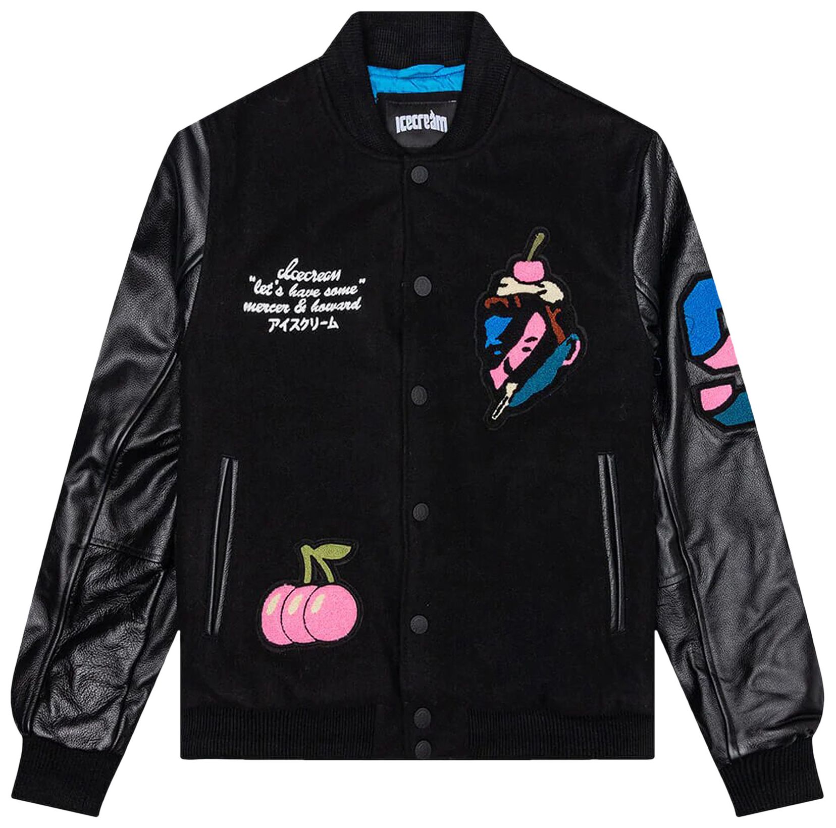 Buy Icecream Knight Jacket 'Black' - 421 8403 BLAC | GOAT