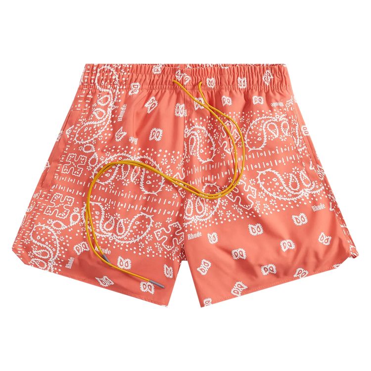 Buy Rhude Bandana Trunks 'Orange' - SS23PA890200700352 | GOAT