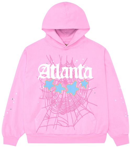 Buy Sp5der Atlanta Hoodie 'Pink' - SP5 ATL HDPIN | GOAT