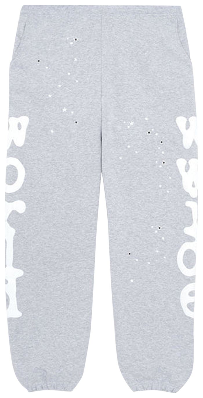 Buy Sp5der Beluga Sweatpants 'Grey' - 2406 1SS230104BS GREY | GOAT