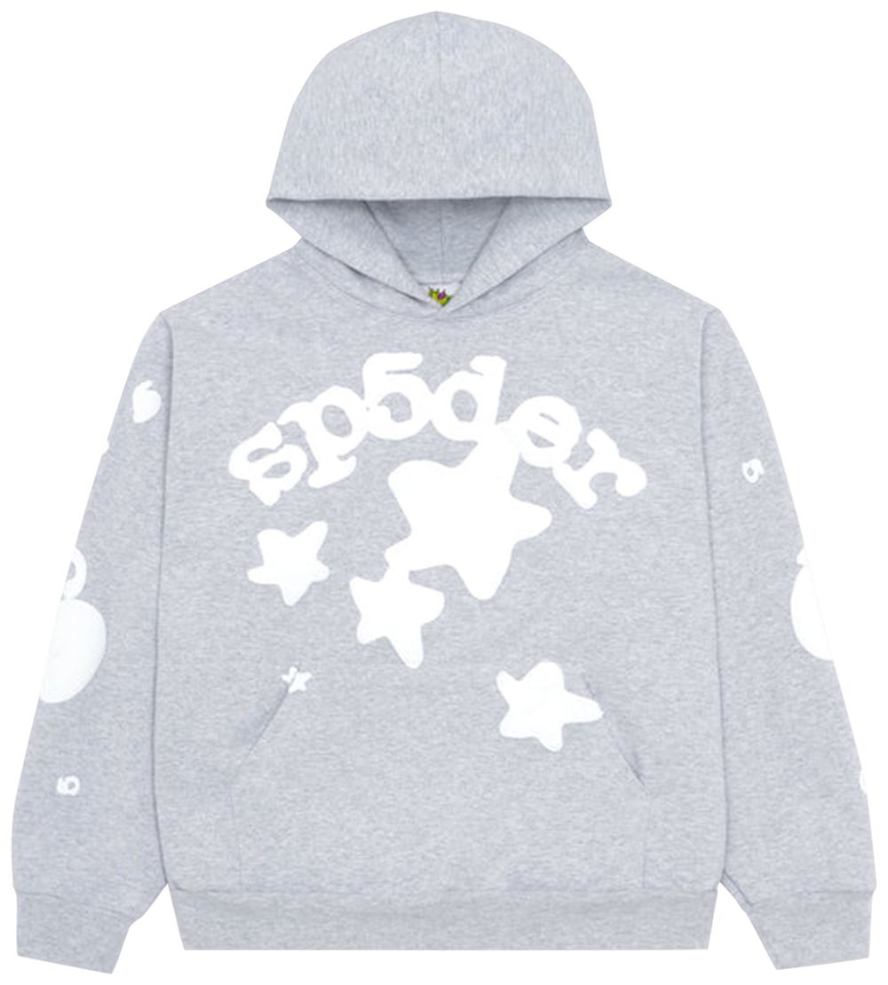 Buy Sp5der Beluga Hoodie 'Grey' - 2406 1SS230106BH GREY | GOAT CA