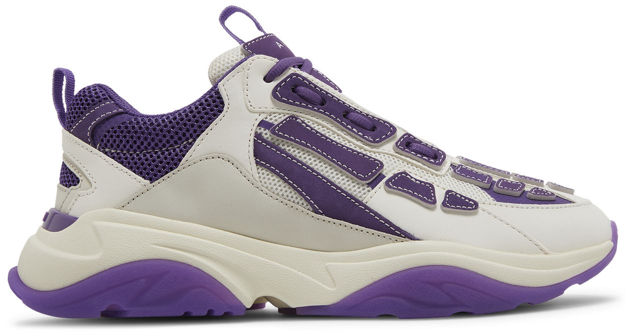 Buy Amiri Bone Runner 'White Purple' - MFS001 510 | GOAT